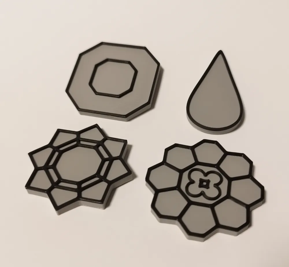 Pokemon Badges / Orden Part 1 by MetaIRic - MakerWorld
