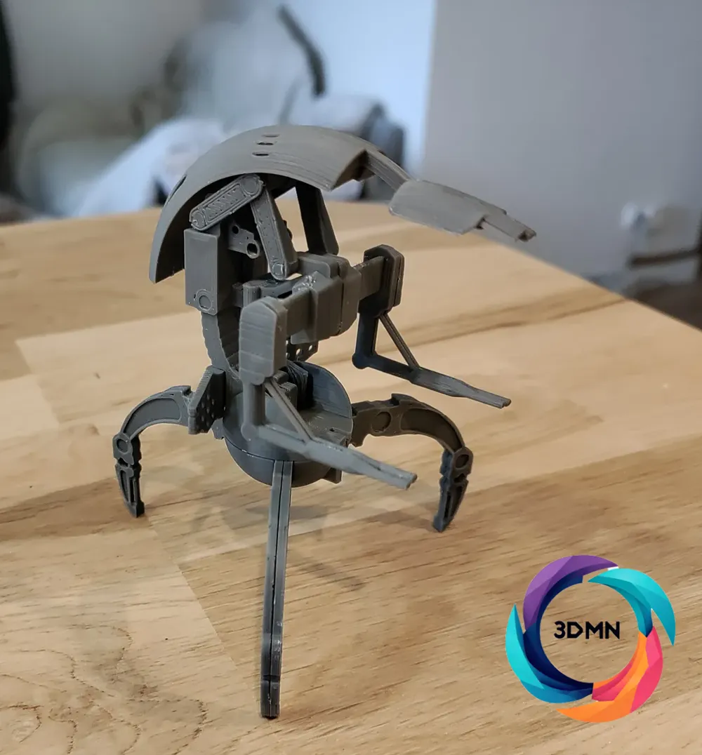 Star Wars Destroyer droid build kit Remixed by 3DMN - MakerWorld