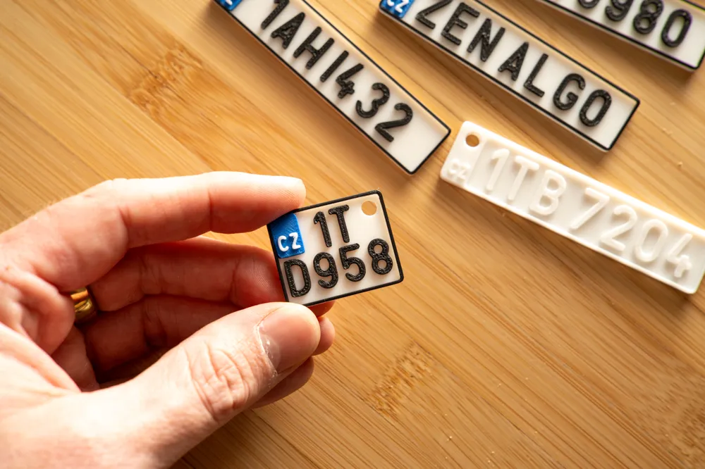 Car Motorcycle licence plate EU by tomasocadly MakerWorld: Download Free 3D Models