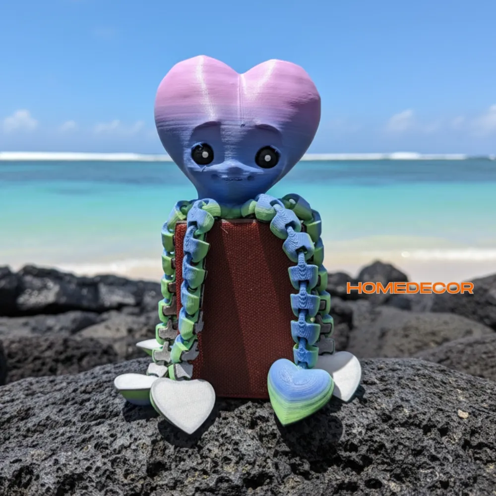 Octopus Soft heart by HomeDecor MakerWorld: Download Free 3D Models