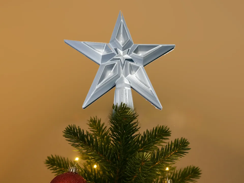 Christmas Tree Star Topper - Free 3D Print Model - MakerWorld