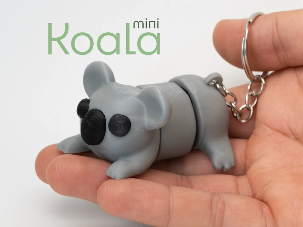 Mini Koala - Articulated & Keychain by Bodoke MakerWorld: Download Free 3D Models