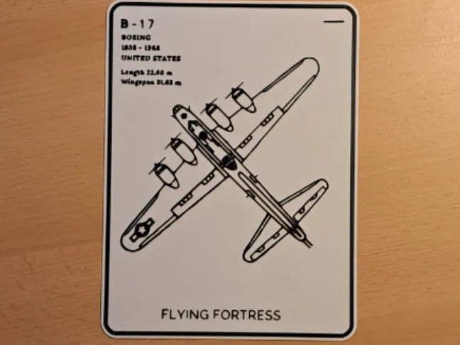 B-17 Flying Fortress - Blueprint by Paul Artreides MakerWorld: Download ...