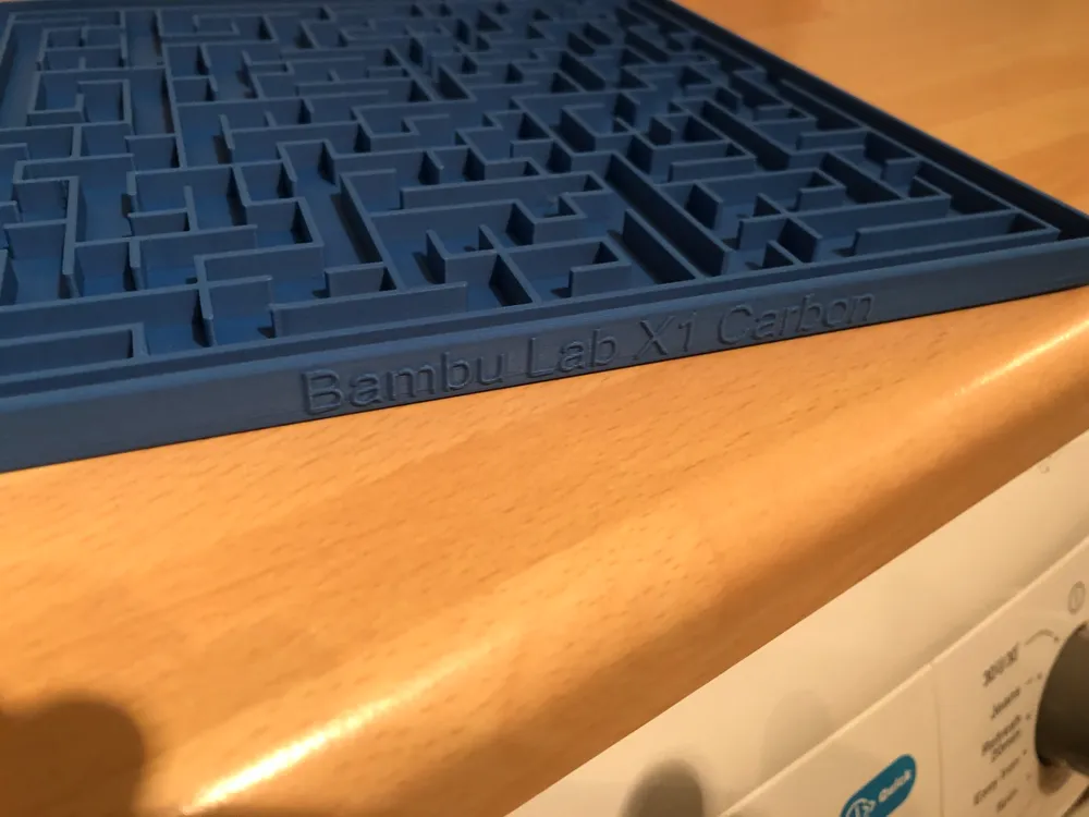 Bambu Lab X1 Carbon Fusion 360 designed Maze by kevr102 - MakerWorld