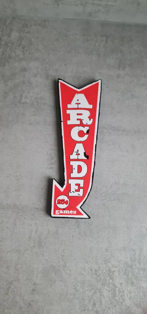 Arcade arrow logo / sign - Free 3D Print Model - MakerWorld
