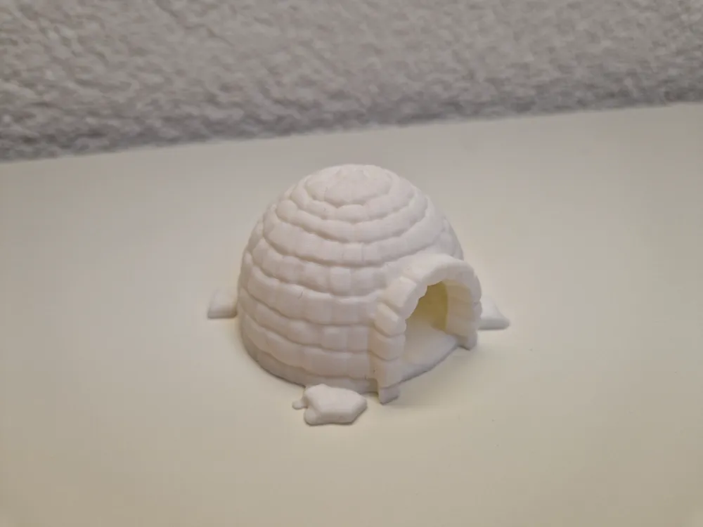 Miniature Arctic Igloo Model for Diorama by 3D Delight - MakerWorld