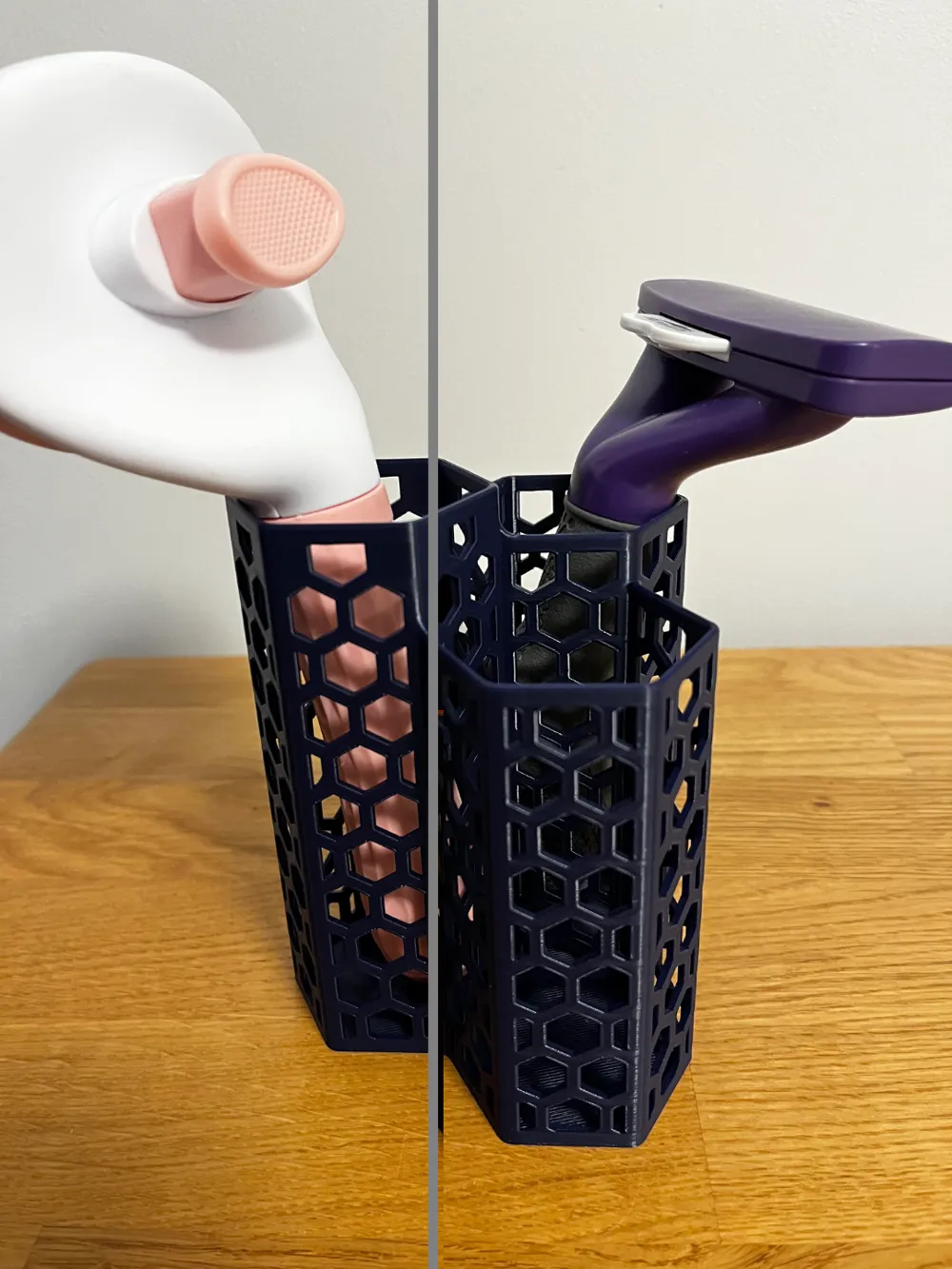 Tripple honeycomb pen holder by chmod_700 - MakerWorld