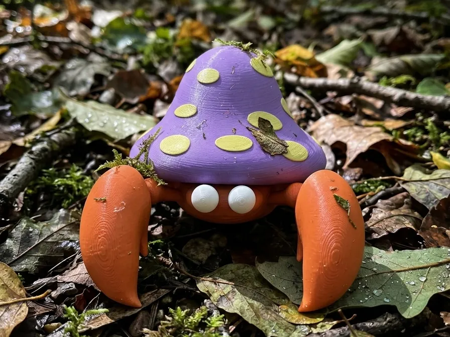 Parasect Pokemon Figure Multi-Color Print - Free 3D Print Model ...