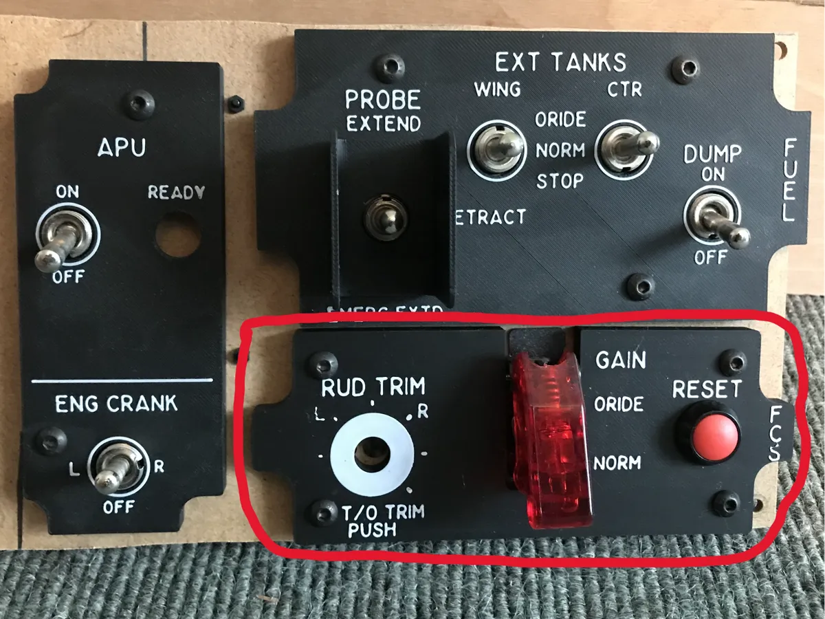 Panneau FCS F18 Open Hornet - Modèle d'Impression 3D Gratuit - MakerWorld