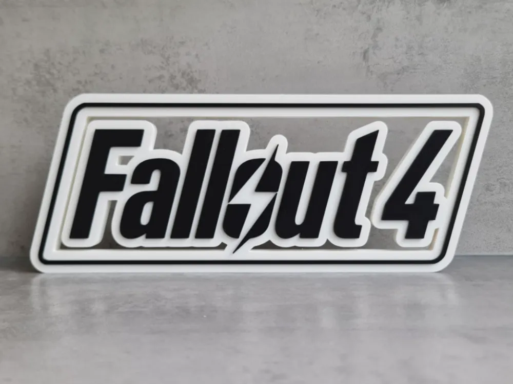 Fallout 4 Logo / Sign - Free 3D Print Model - MakerWorld