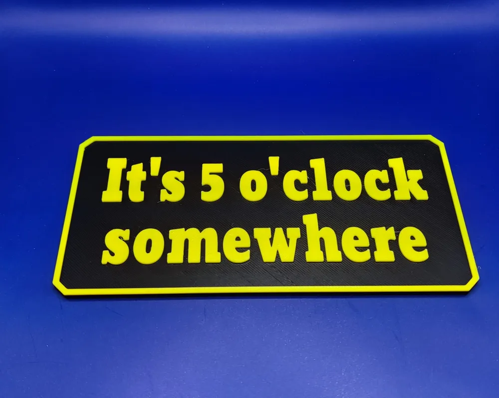 Funny Bar Signs - Free 3D Print Model - MakerWorld