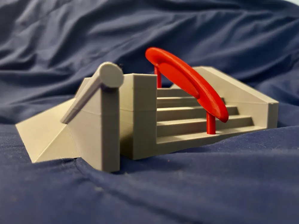 Rampe vers Rail de Fingerboard V2 - Modèle d'Impression 3D Gratuit ...