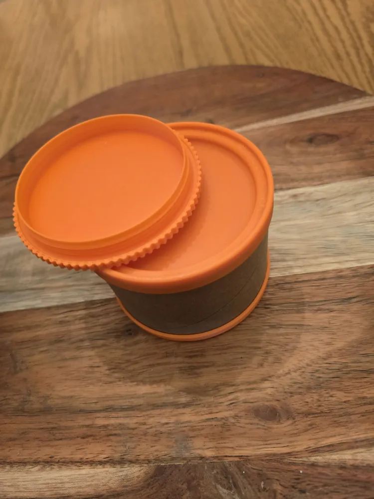 Bambu Spool Core Container - Stackable - Threaded - Free 3D Print Model ...