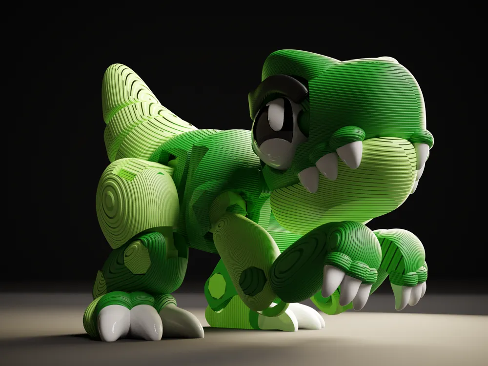 Articulated Mechanical RAPTOR! - Free 3D Print Model - MakerWorld