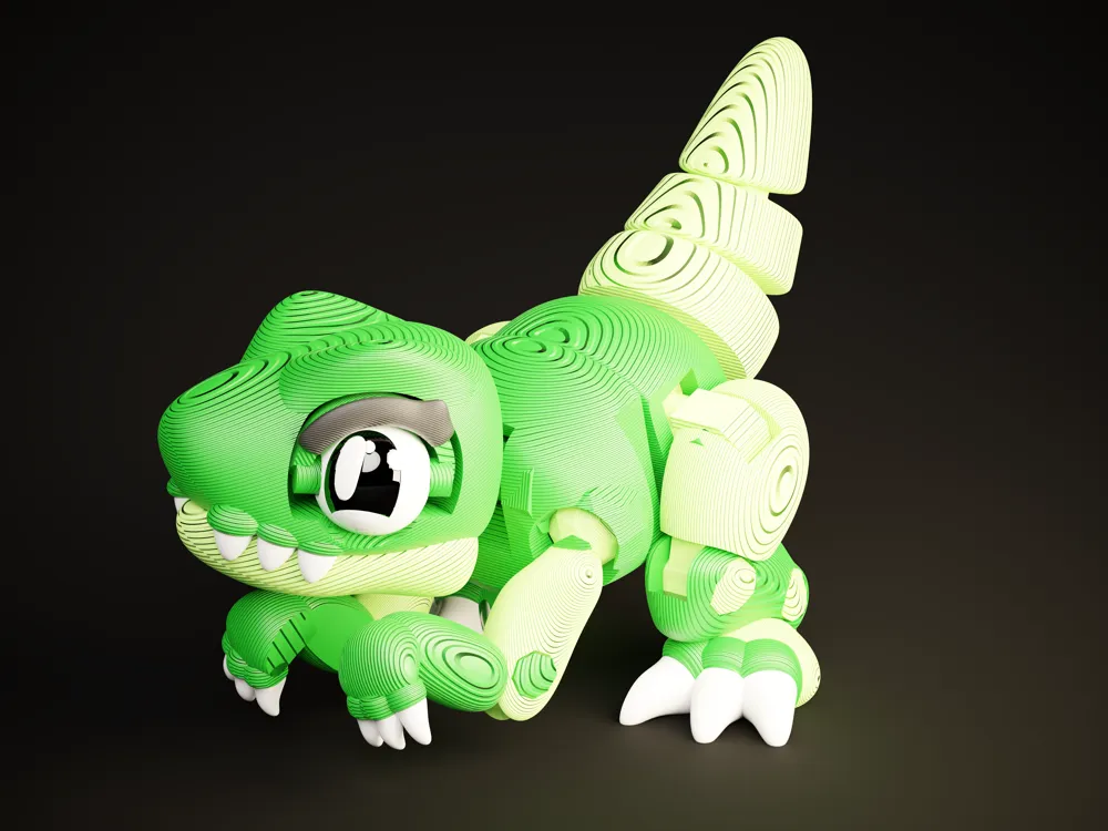 Articulated Mechanical RAPTOR! - Free 3D Print Model - MakerWorld