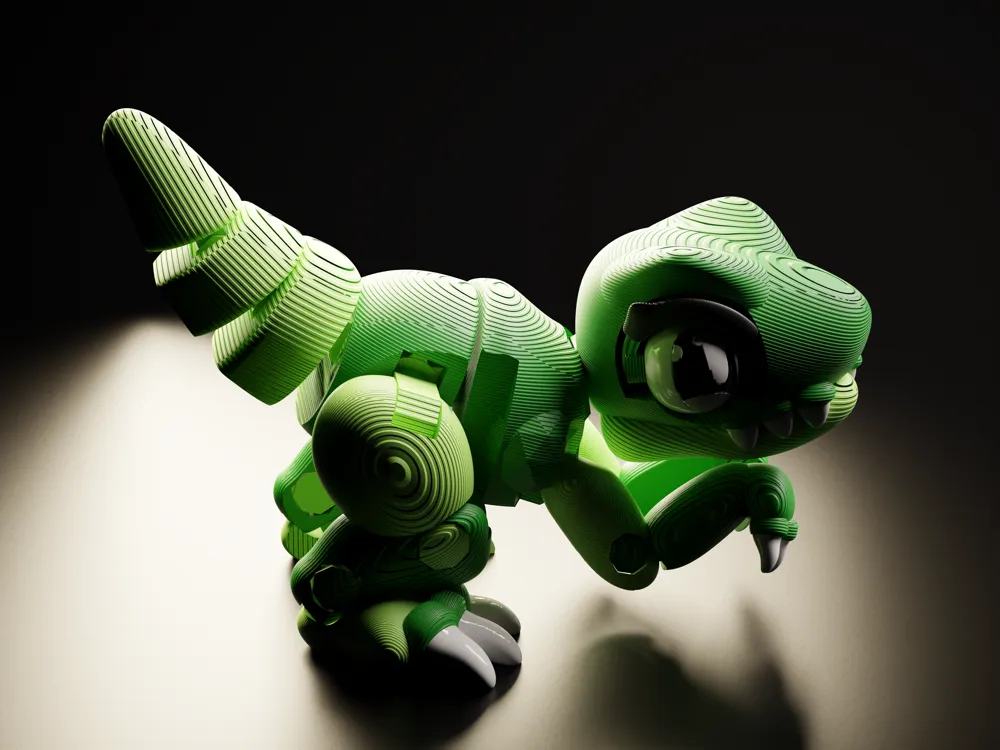 Articulated Mechanical RAPTOR! - Free 3D Print Model - MakerWorld