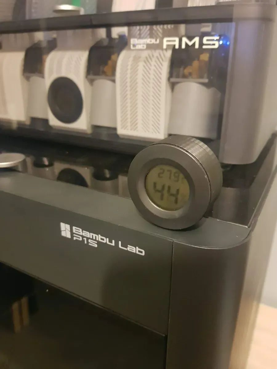 Bambu LAB P1P / P1S - External Hydrometer with temperature by DENIS ...