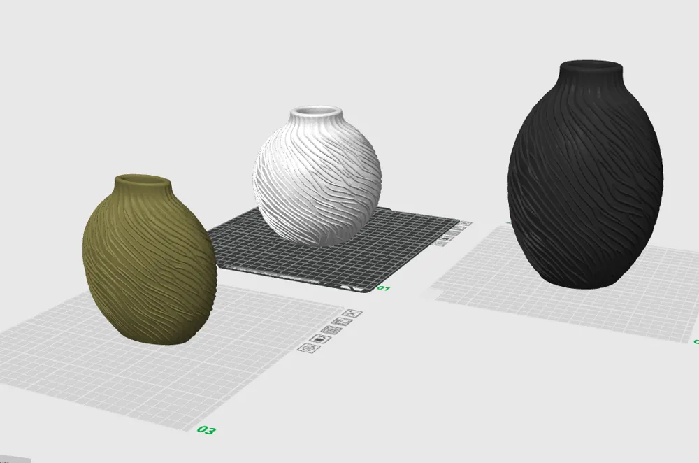 Storm Wave Vase - Free 3D Print Model - MakerWorld