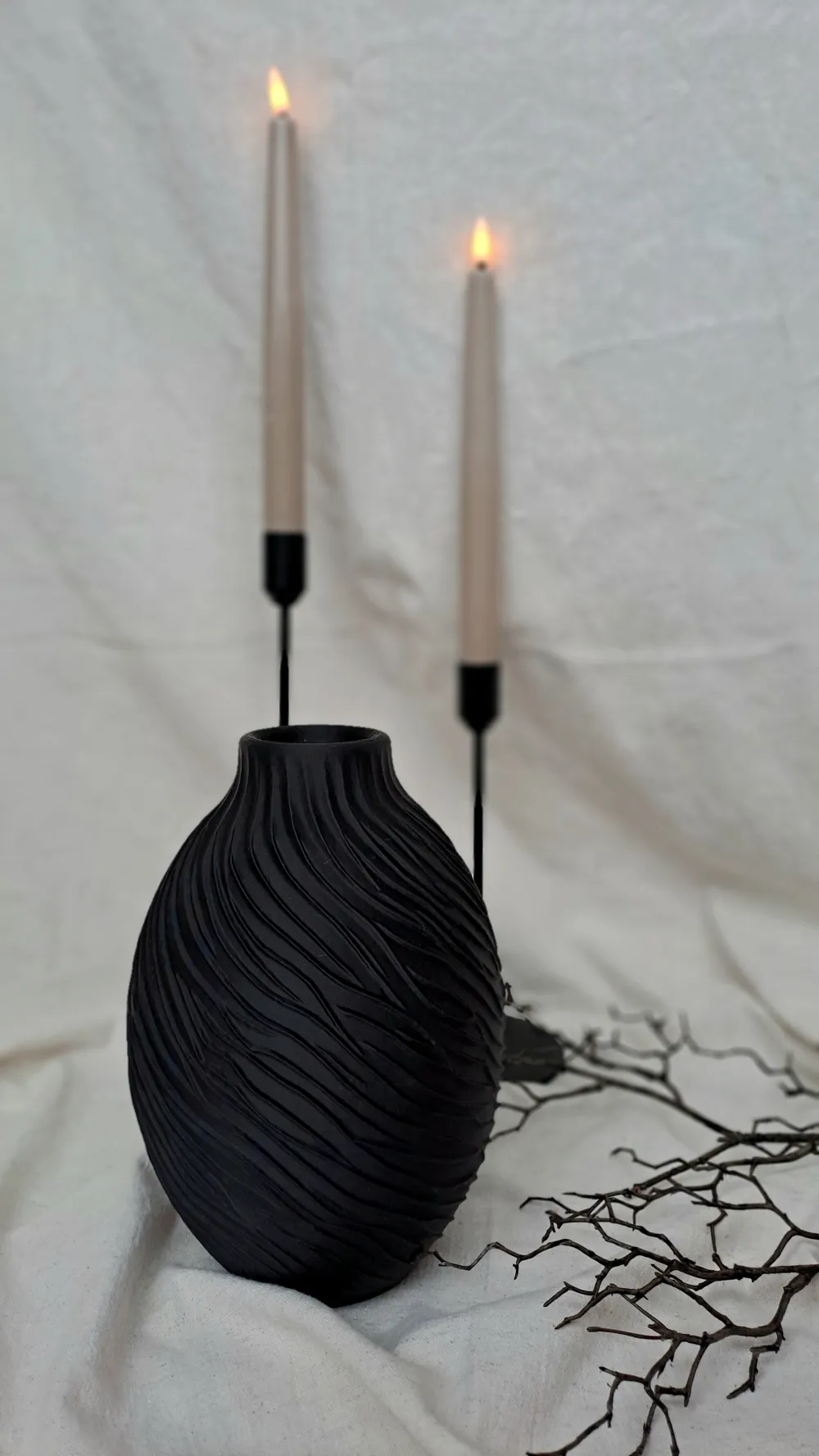 Storm Wave Vase - Free 3D Print Model - MakerWorld