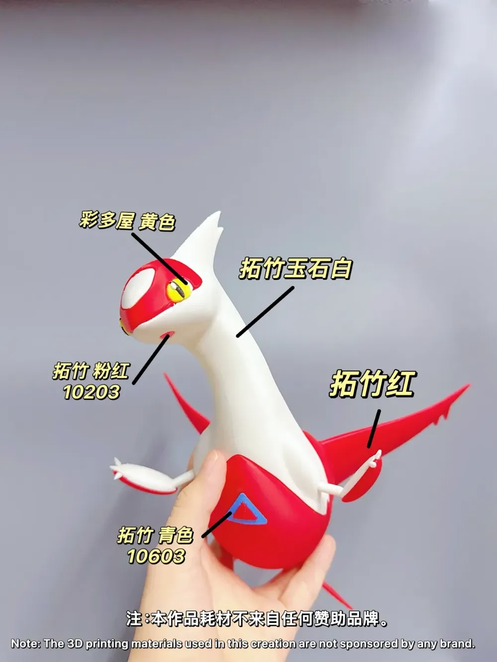 Pokémon #380 Latias No AMS required, Multipart Print Assembly by ...