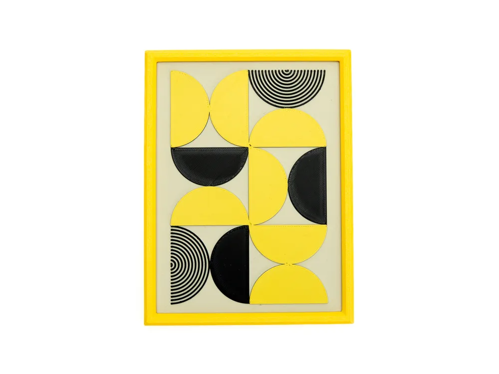 Bauhaus Wall Art Frame by Bamingo Design MakerWorld: Download Free 3D ...