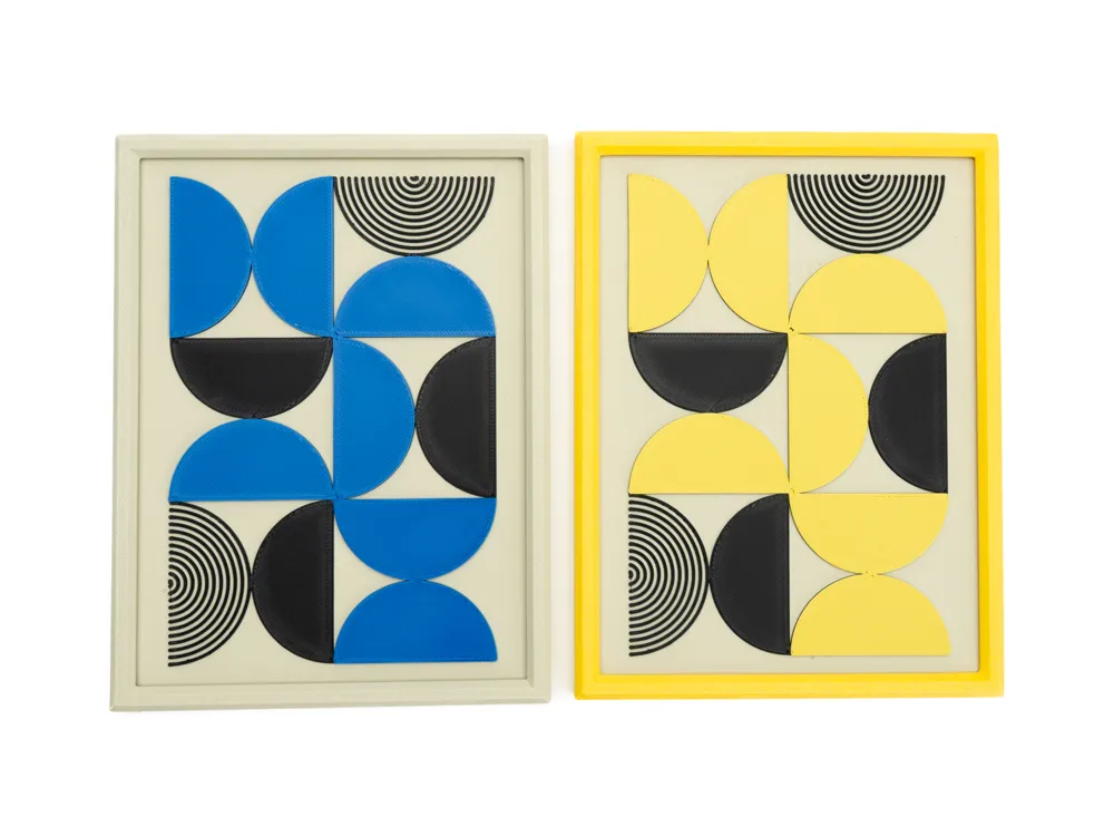 Bauhaus Wall Art Frame - Free 3D Print Model - MakerWorld