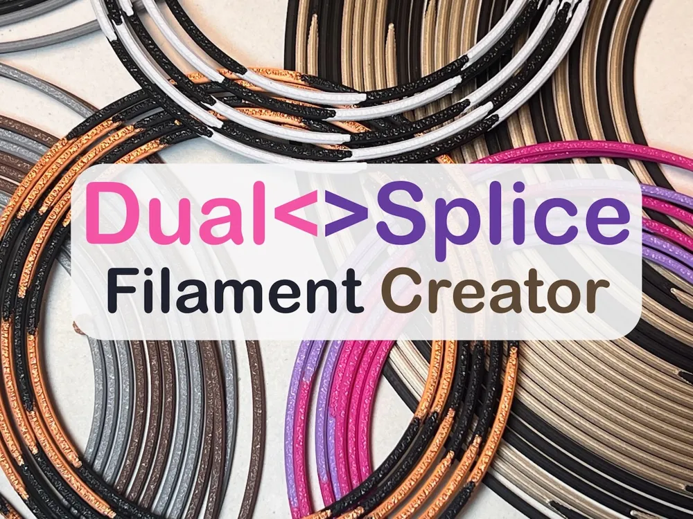 Dual Splice Filament Creator by jetpad MakerWorld: Download Free 3D Models