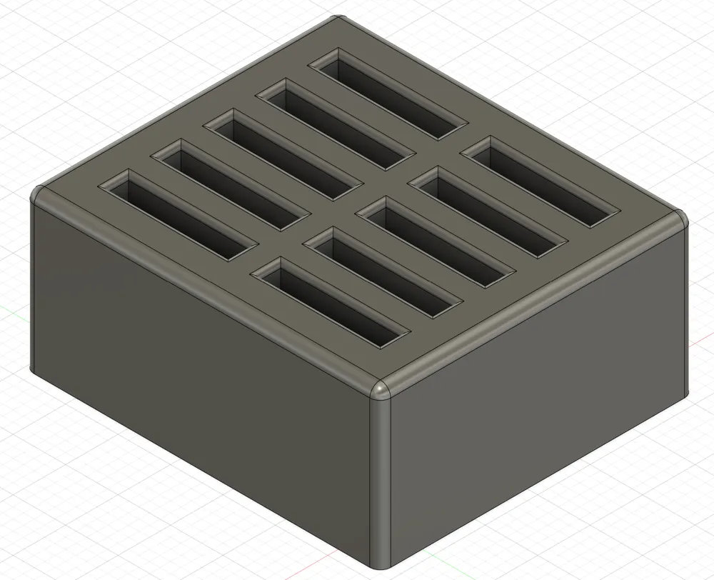 SD Card Holder (5x2) - Free 3D Print Model - MakerWorld