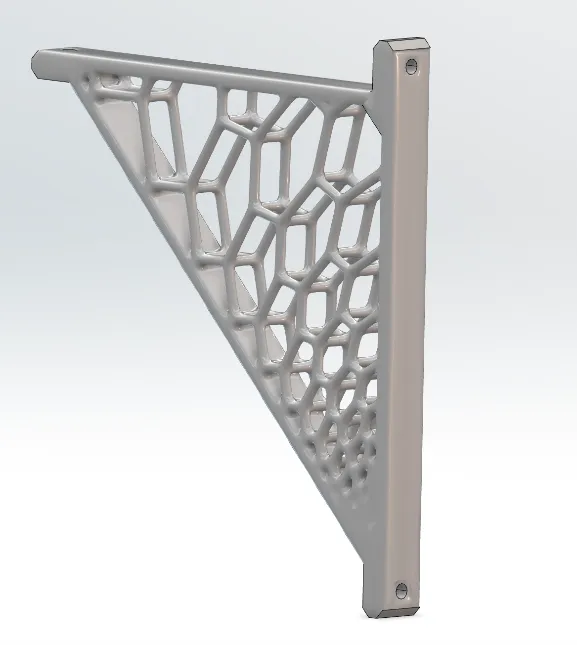 Lattice Shelf Bracket by Kyle Richardson - MakerWorld
