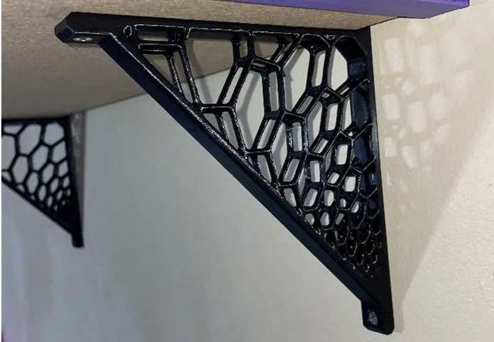 Lattice Shelf Bracket by Kyle Richardson - MakerWorld