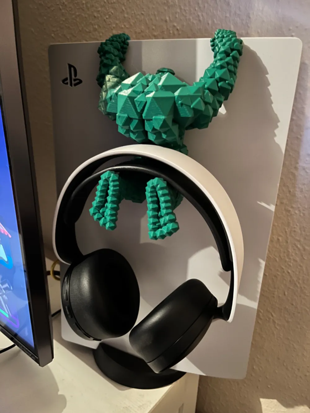 Soporte para auriculares HULK PS5/PS5 Pro por Kjuwi76 - MakerWorld