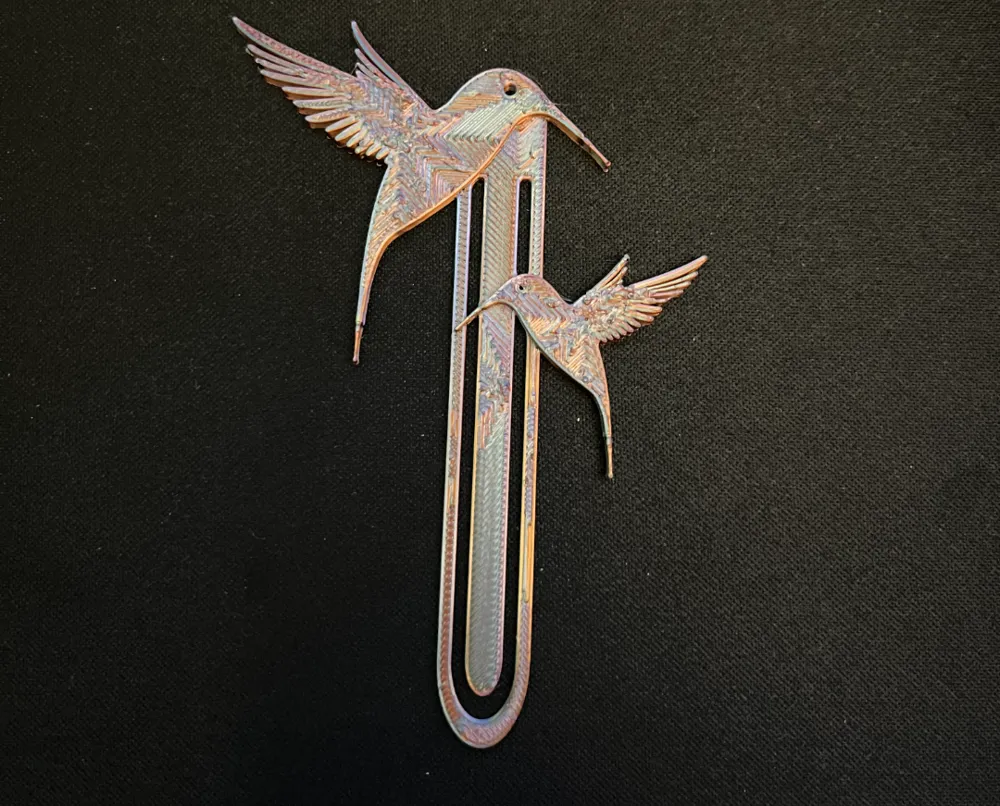 Hummingbird bookmark by Jonathan MakerWorld: Download Free 3D Models