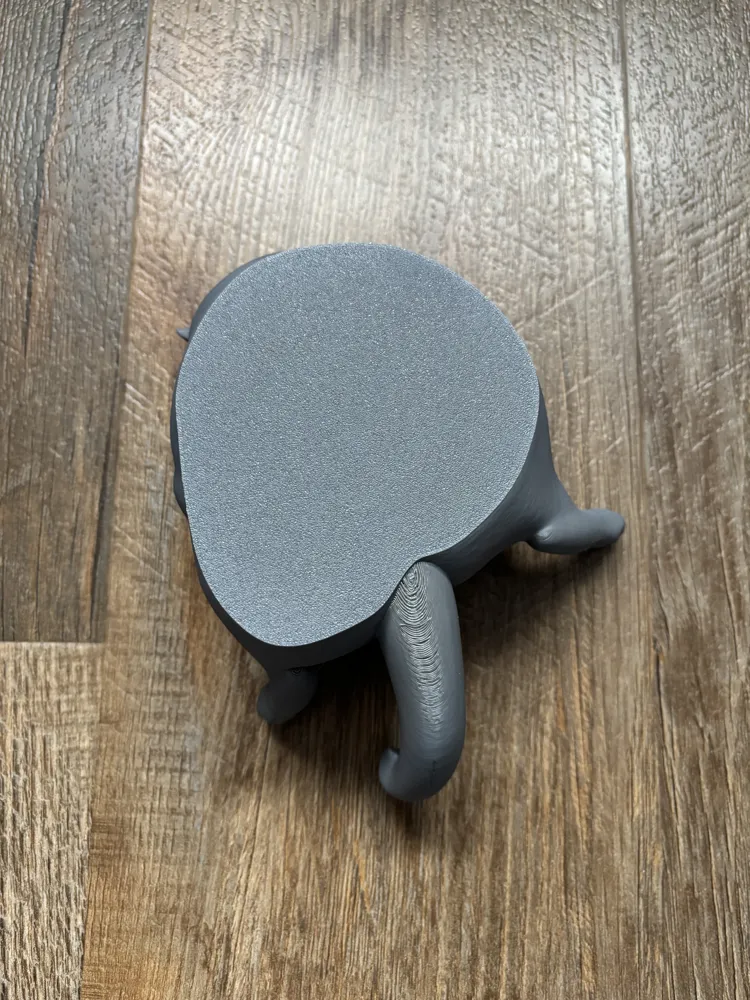 Ugly FAT CAT on back, I've fallen & I can't get up - Free 3D Print ...