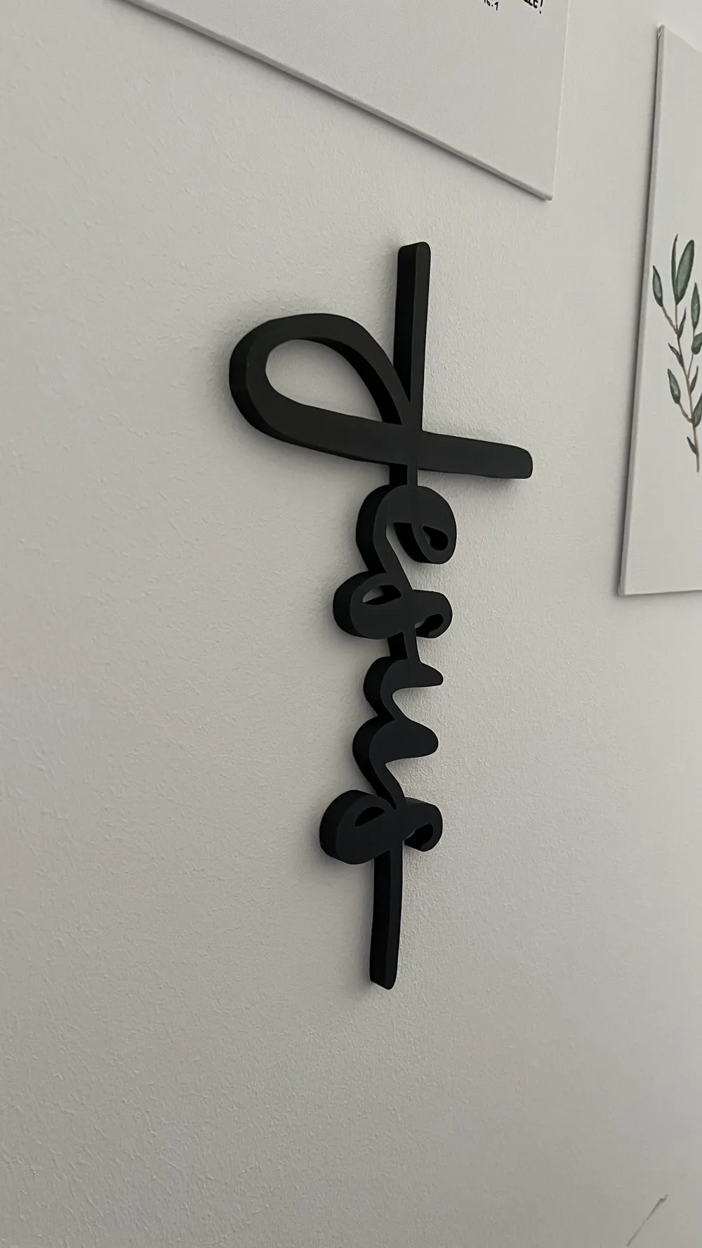 Jesus Cross - Wall/Desk - Free 3D Print Model - MakerWorld