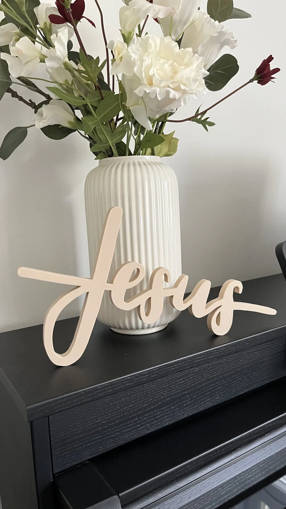 Jesus Cross - Wall/Desk - Free 3D Print Model - MakerWorld