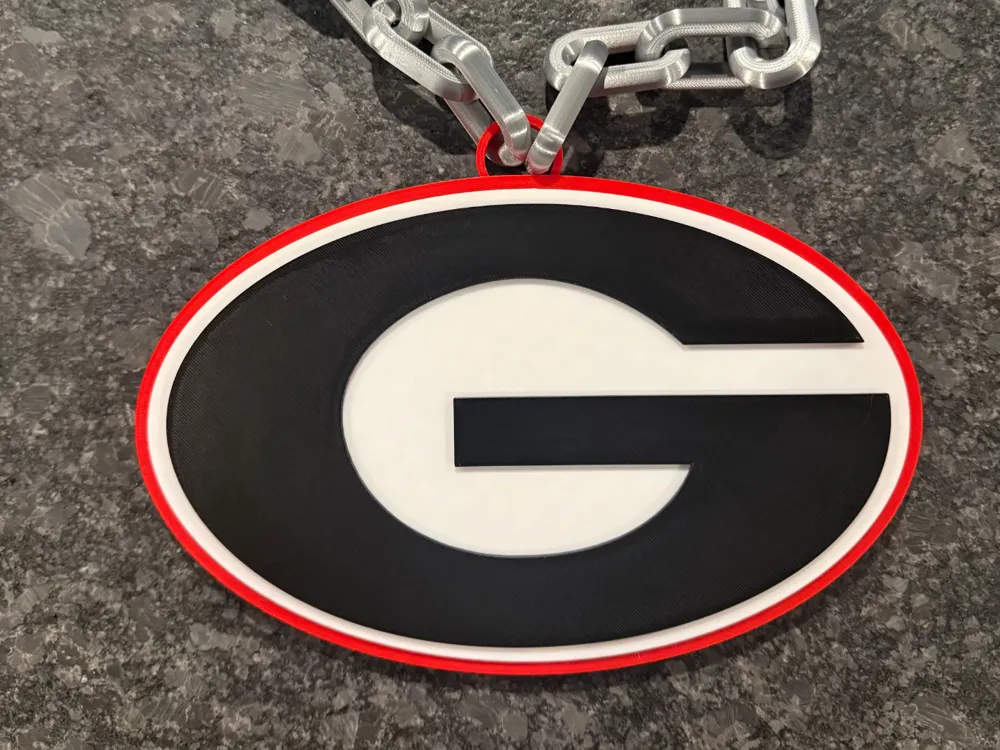 Georgia Bulldogs Hype Chain - Free 3D Print Model - MakerWorld