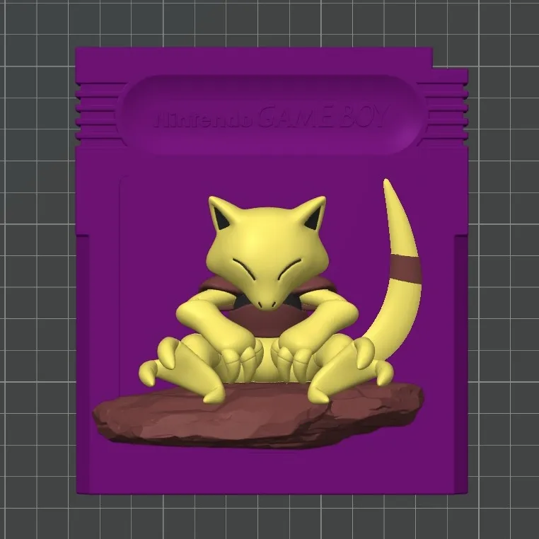 Abra Pokemon Game Boy Cartridge - Free 3D Print Model - MakerWorld