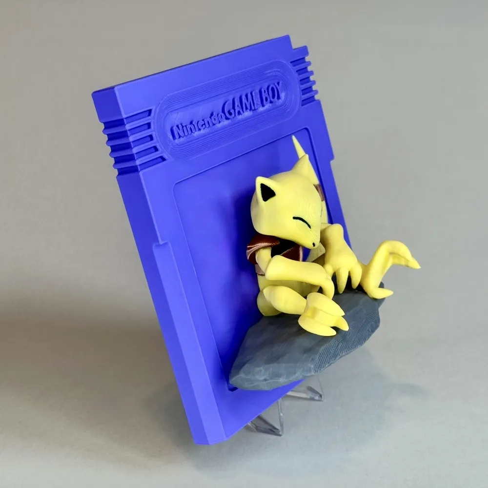 Abra Pokemon Game Boy Cartridge - Free 3D Print Model - MakerWorld