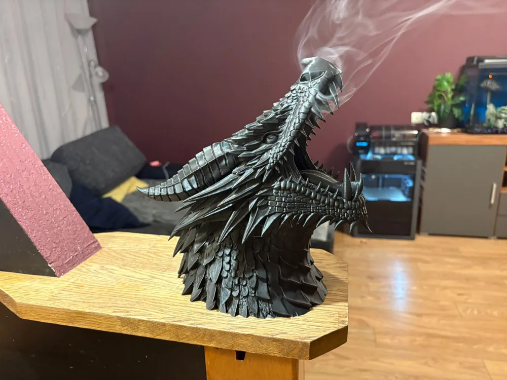 Dragon incense decor - Free 3D Print Model - MakerWorld