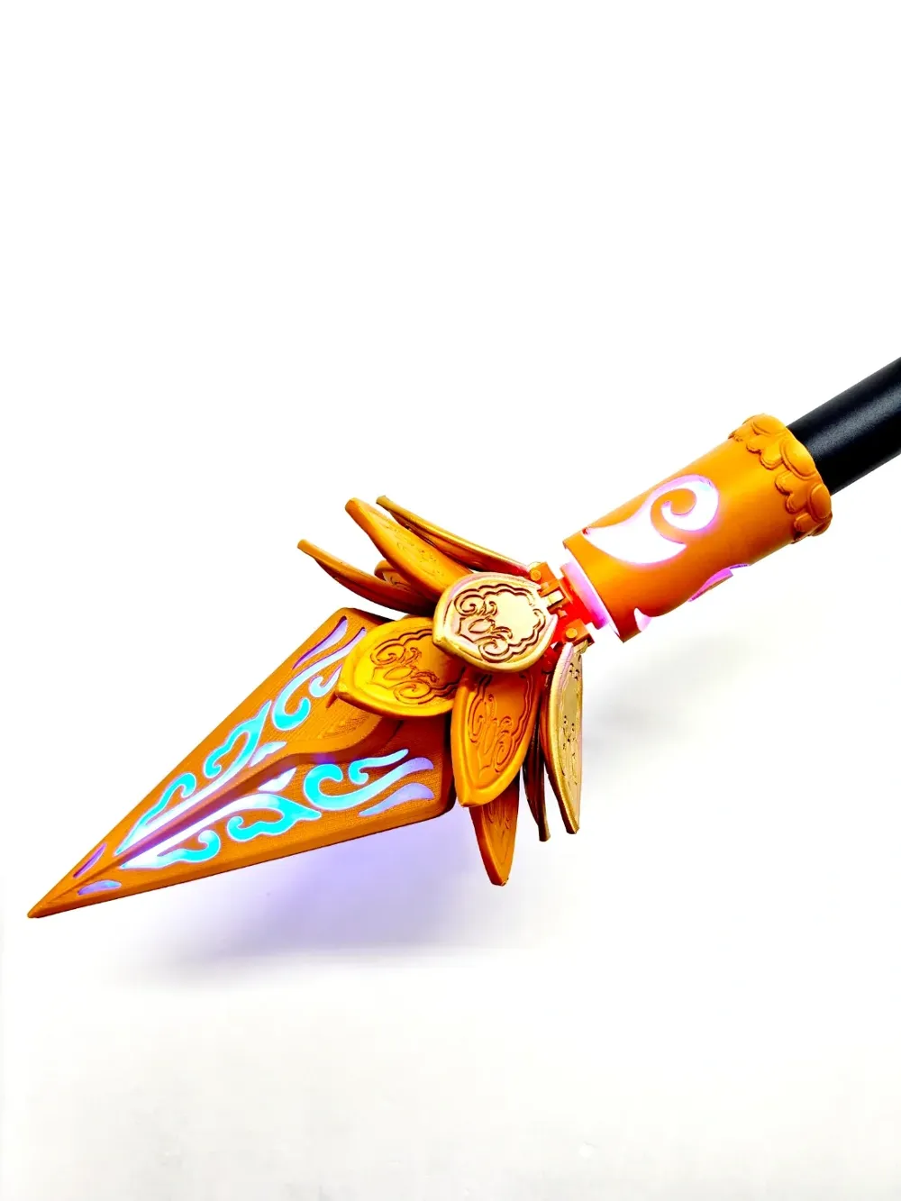 Fire Spear (Movable Sound and Light Version) by 黑日 - MakerWorld