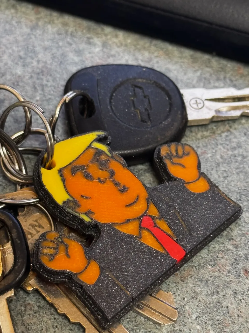 Trump Keychain by randomguy - MakerWorld