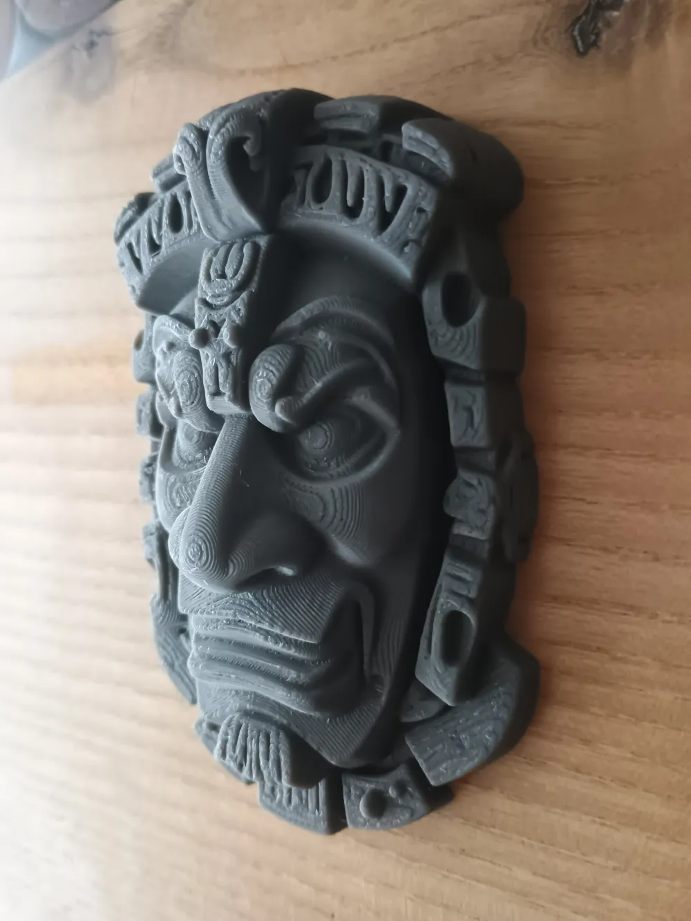 Mayan Face Sculpture – Ancient Inspired 3D Print by ovitek_ MakerWorld ...