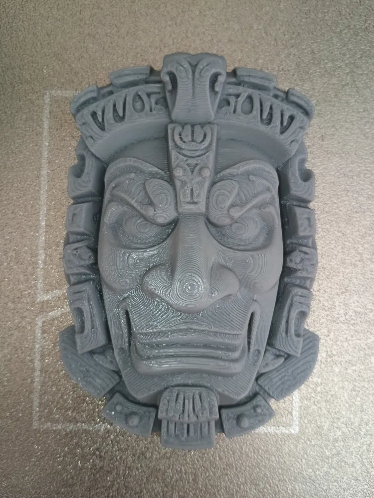 Mayan Face Sculpture – Ancient Inspired 3D Print by ovitek_ MakerWorld ...