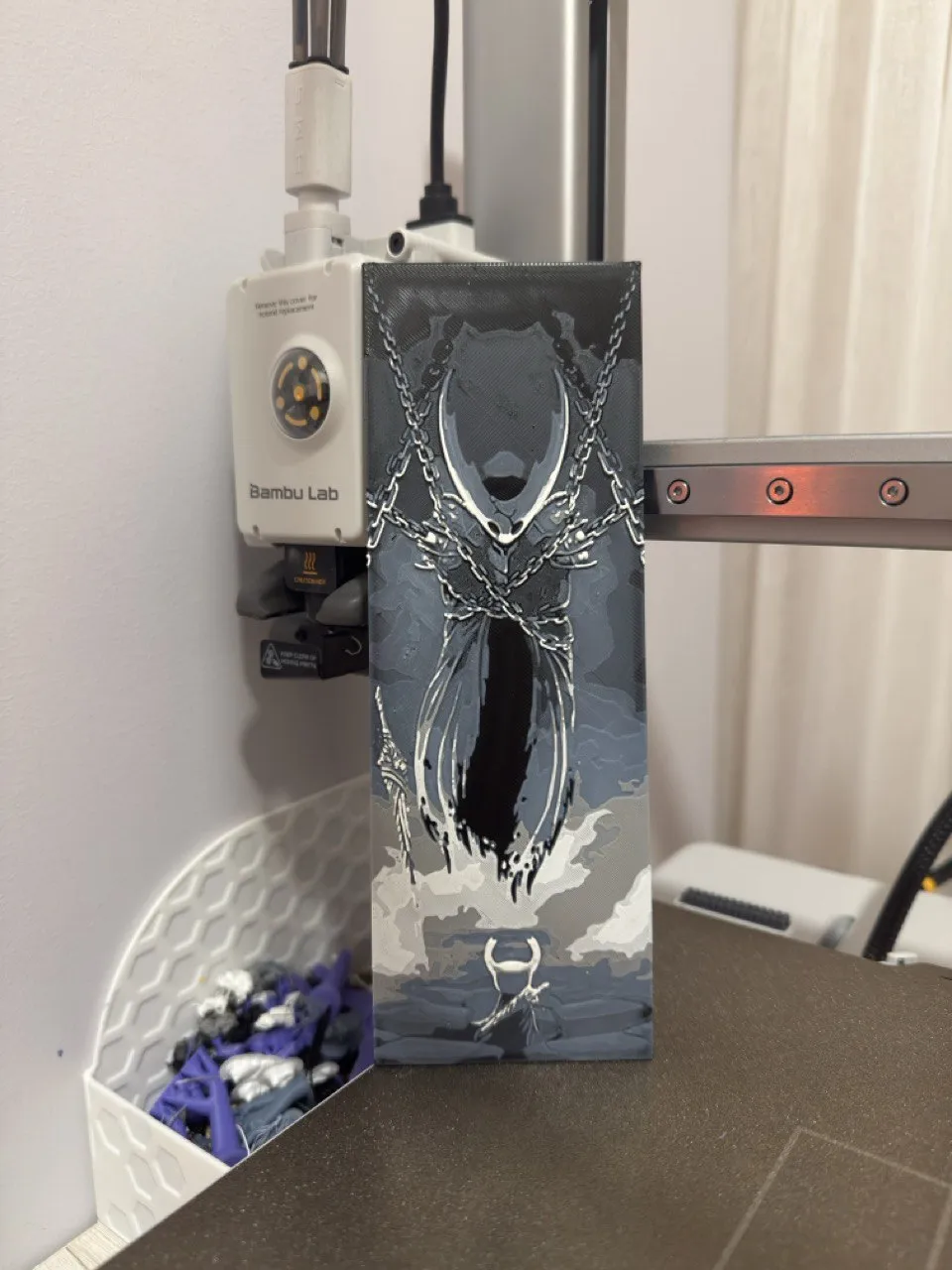 Hollow Knight vs Pure Vessel - HueForge bookmark - Free 3D Print Model ...