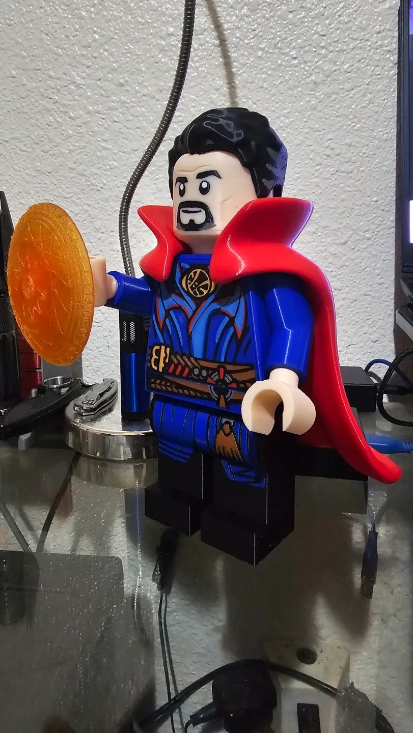 Brick Dr Strange 6 to 1 scale by SnapToLayer - MakerWorld