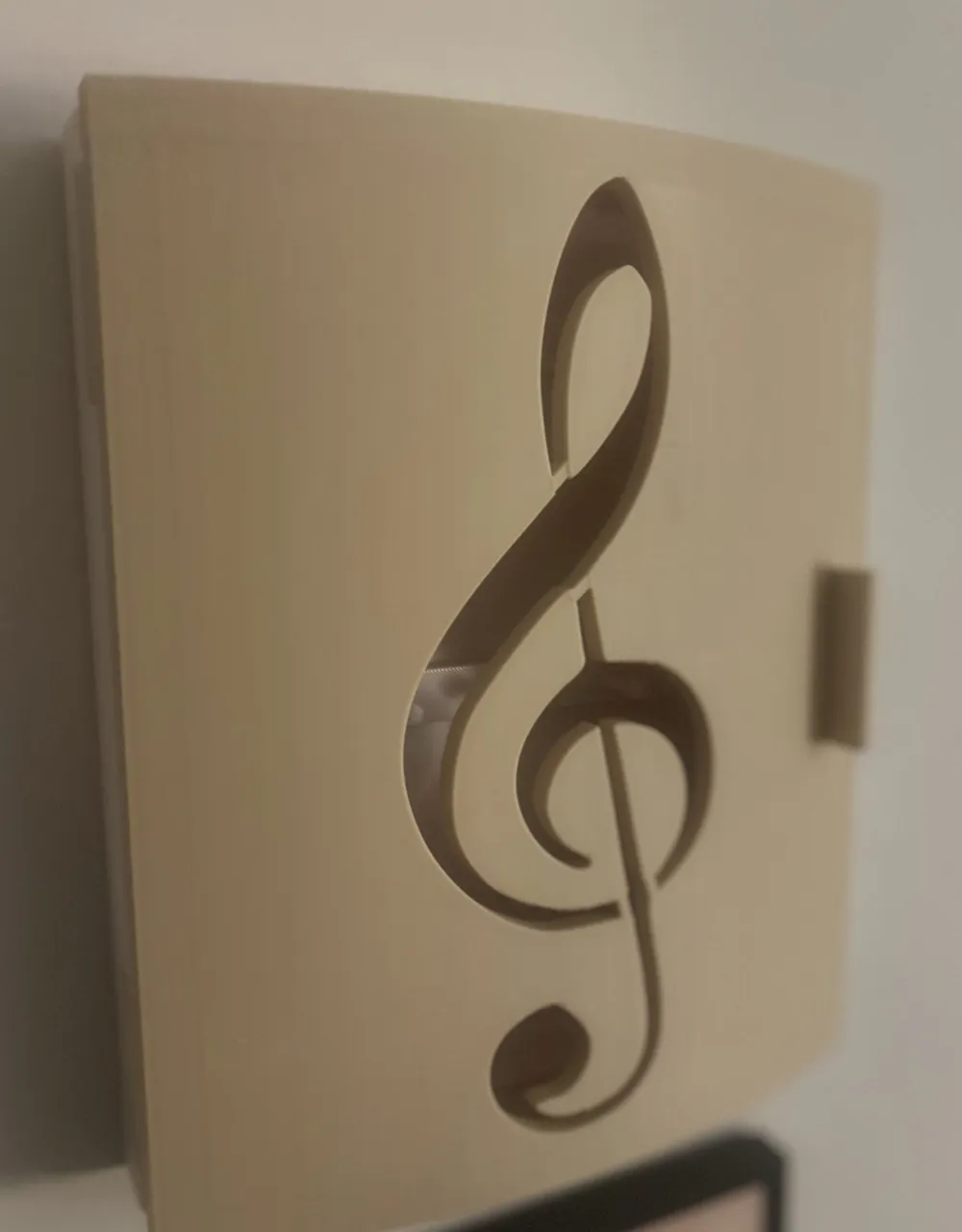 key cabinet with treble/bass clef - Free 3D Print Model - MakerWorld