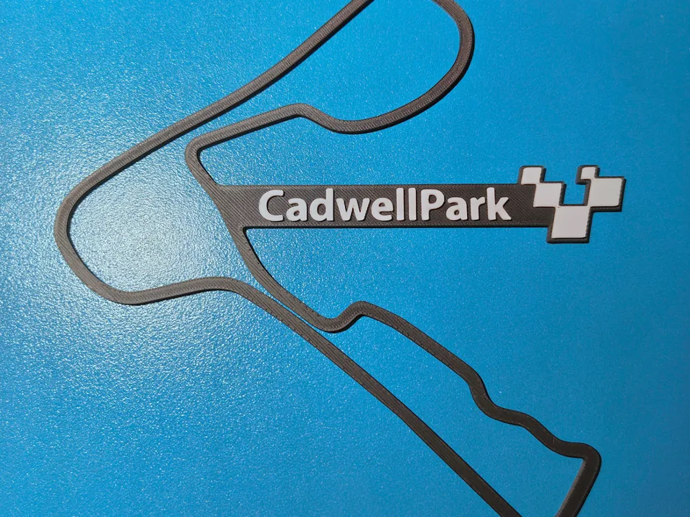Cadwell Park Track Map Wall Art by Oktober Revolution MakerWorld ...