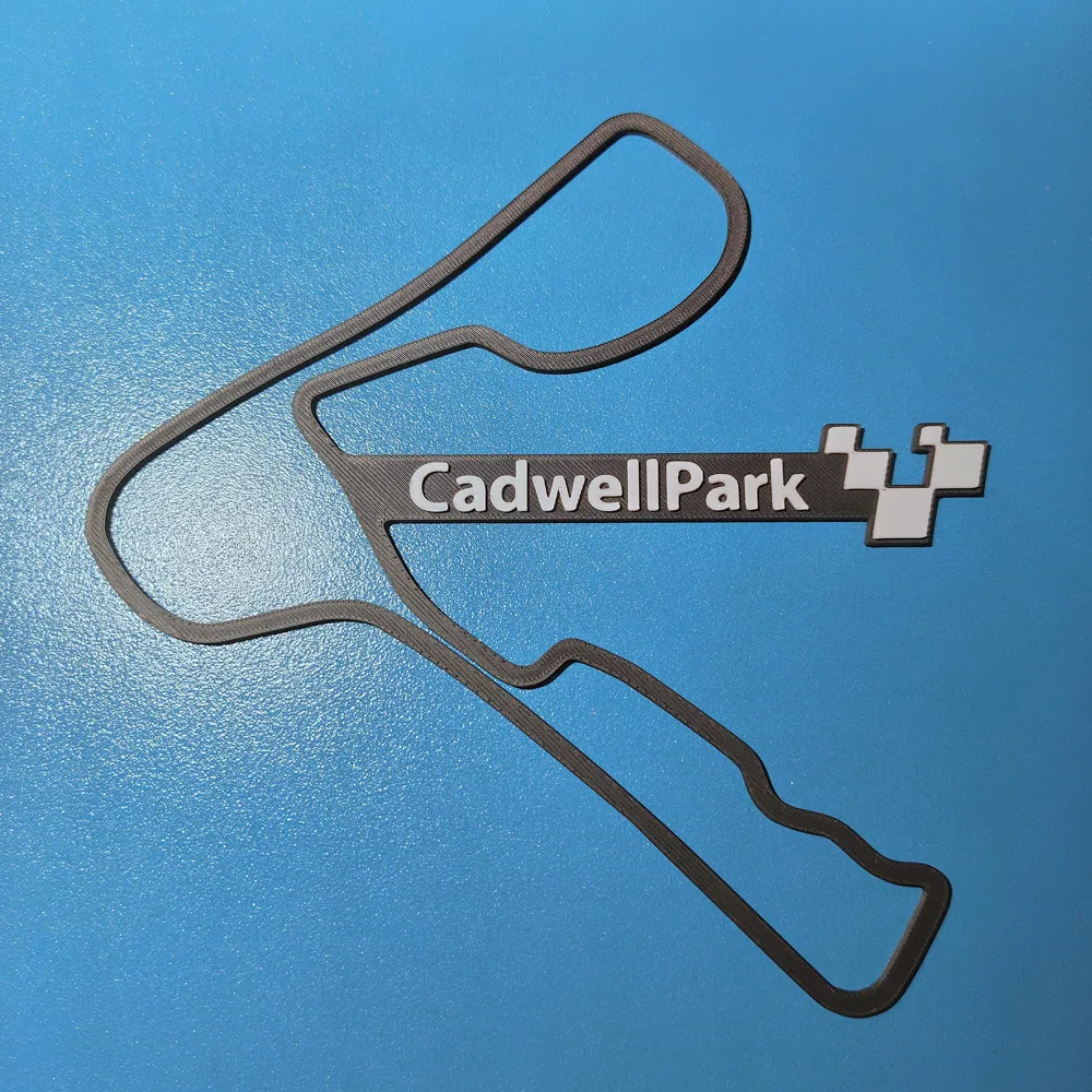 Cadwell Park Track Map Wall Art by Oktober Revolution MakerWorld ...