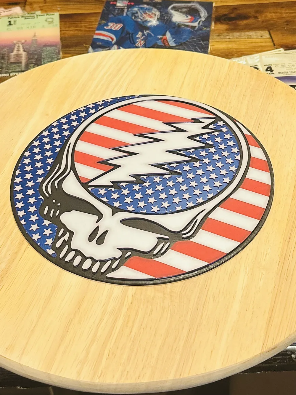 USA Steal Your Face Grateful Dead 4th Of July - Free 3D Print Model ...