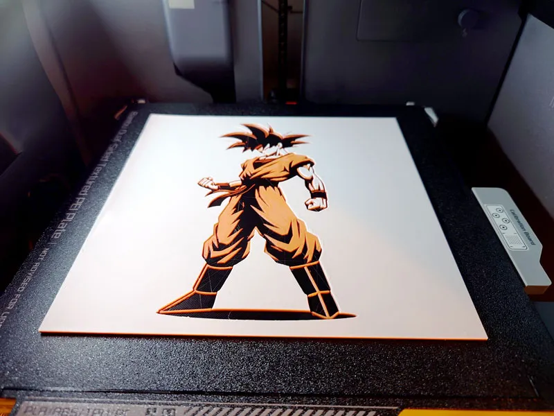 Son Goku fine art - Free 3D Print Model - MakerWorld